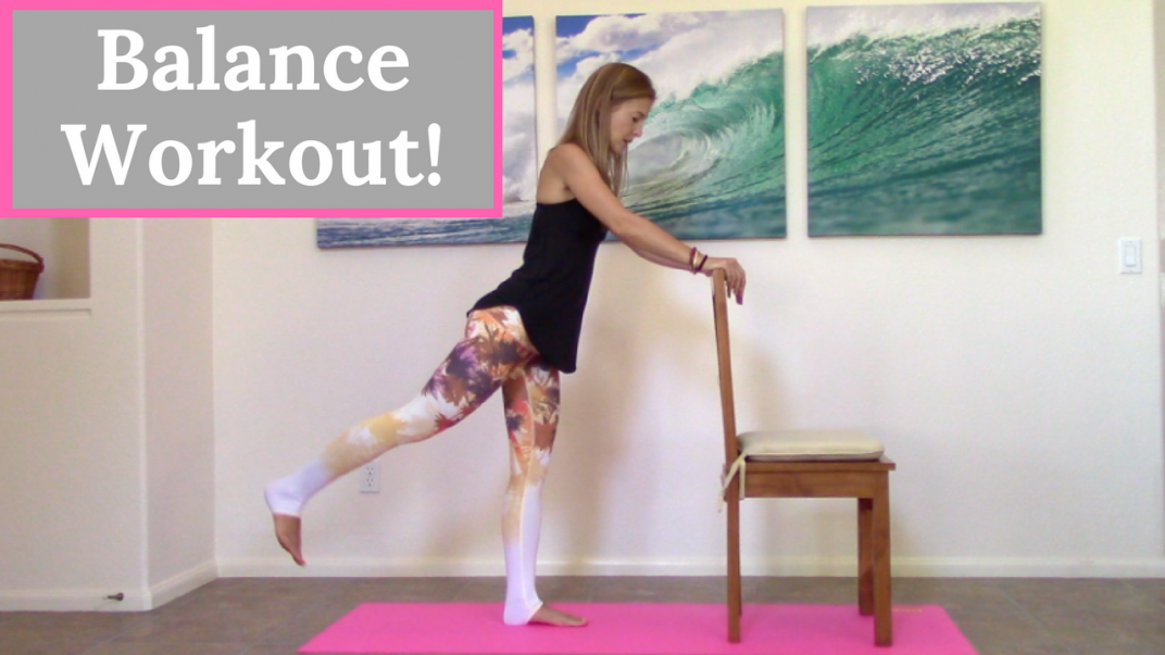 Balance Exercises - 10 Minutes to Better Balance - Jessica Valant Pilates